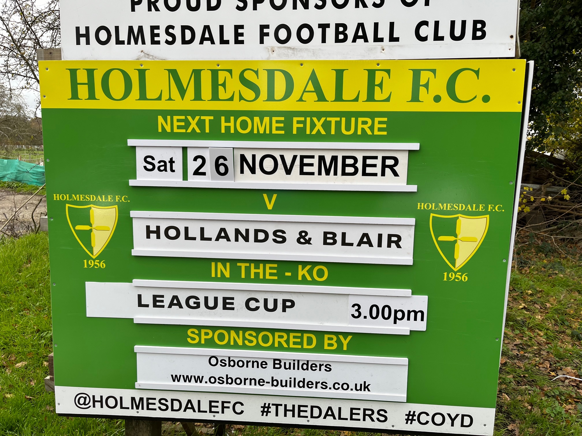 Holmesdale 2-3 Hollands & Blair | Kent Sports News
