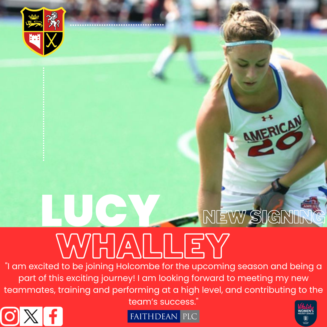 Holcombe Women add Wimbledon midfielder Lucy Whalley to their squad ...