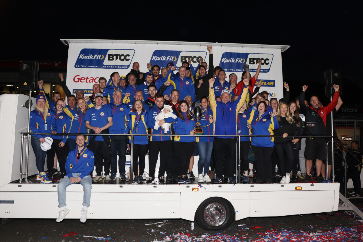 Motorbase celebrate being BTCC champions | Kent Sports News